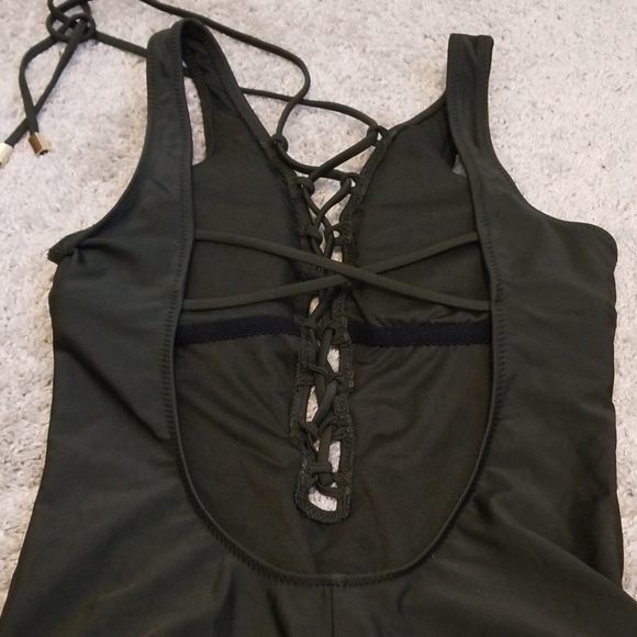 Mossimo Supply Co. | Swim | Mossimo One Piece Laced Bathing Suit | Poshmark